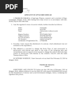 LTO - Affidavit of Undertaking | PDF