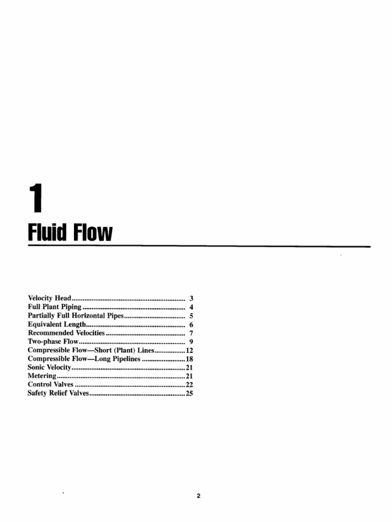 Fluid Flow - Rules of Thumb For Chemical PDF | PDF | Reynolds Number ...