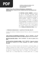 Escrito de Descargo Ante La Contraloria General de La Republica | PDF | Regulación | Pena capital