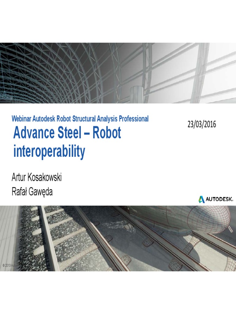 Webinar N°11 Robot Structural Analysis Professional and Advance Steel ...