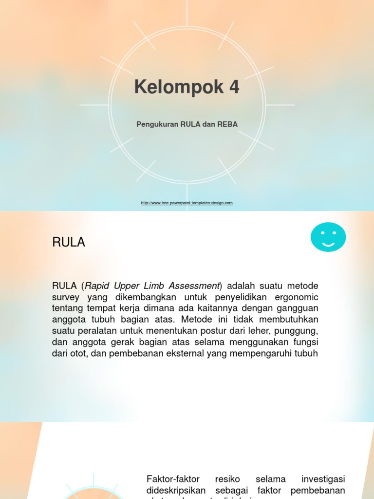 Pengukuran Metode RULA dan REBA | PDF