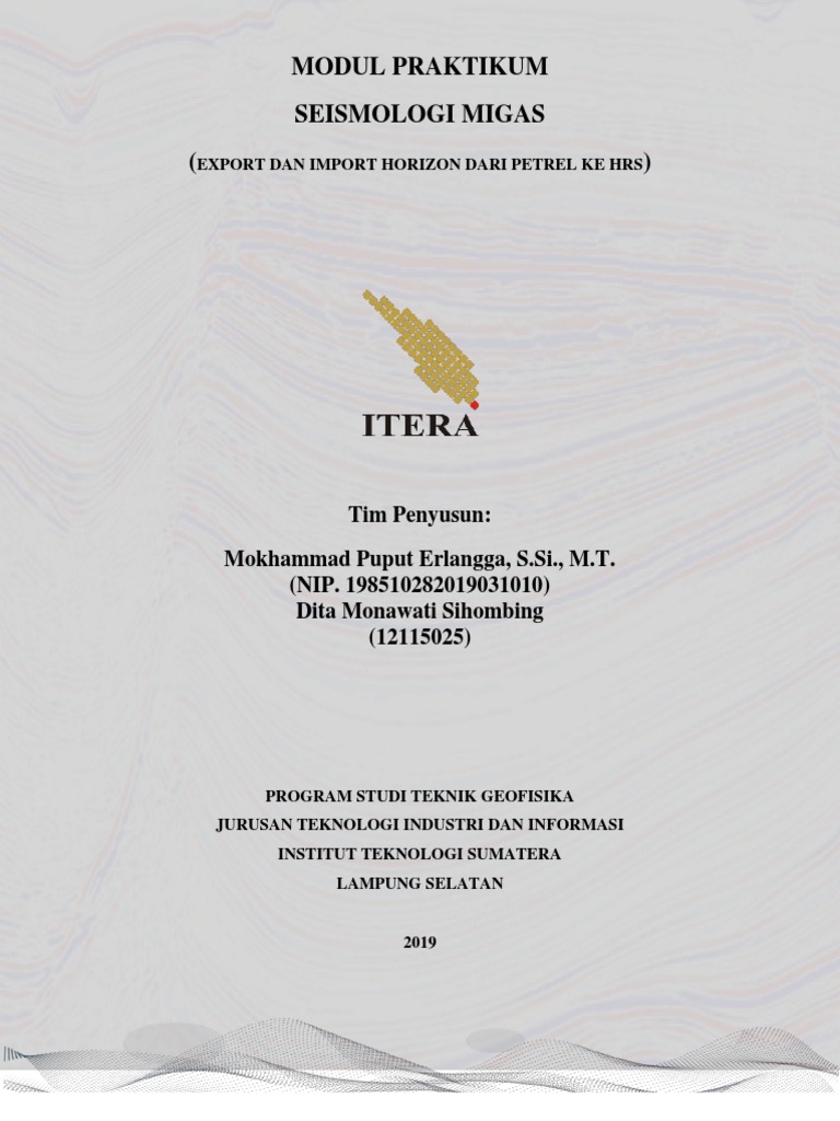 Export Dan Import Horizon Dari Petrel Ke HRS | PDF