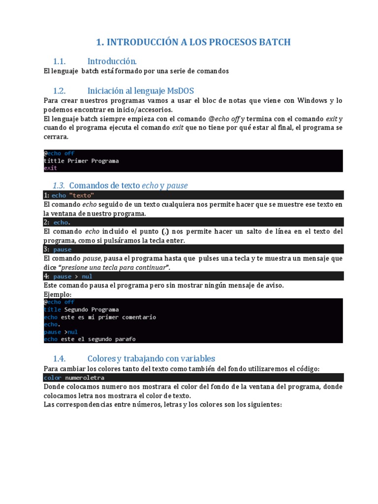 Introducción A Los Procesos Batch | PDF | Ingeniería Informática | Software