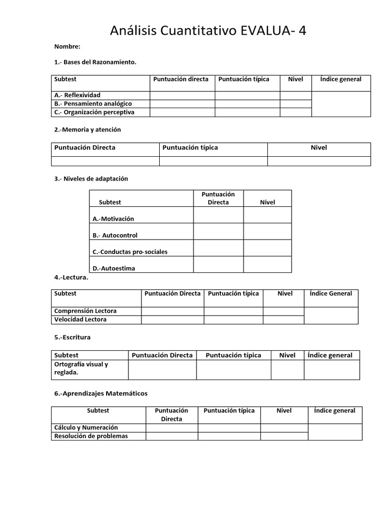 Resumen Evalua 4 | PDF