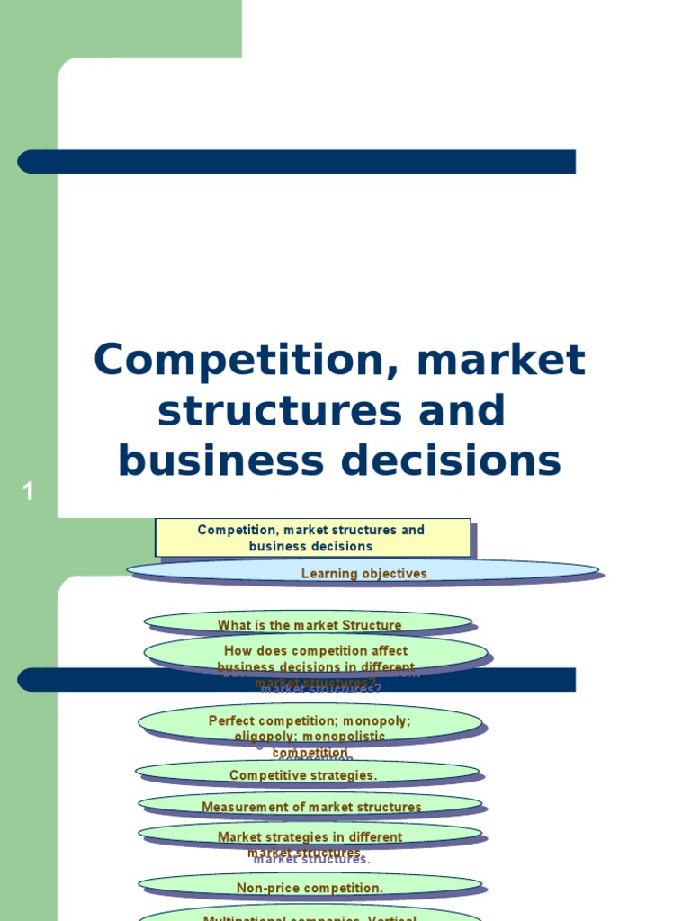 Market Structure and Competition | PDF | Monopoly | Perfect Competition