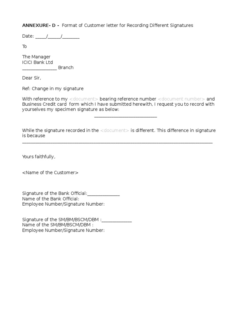 Signature Change Request Format | PDF | Career & Growth | Business