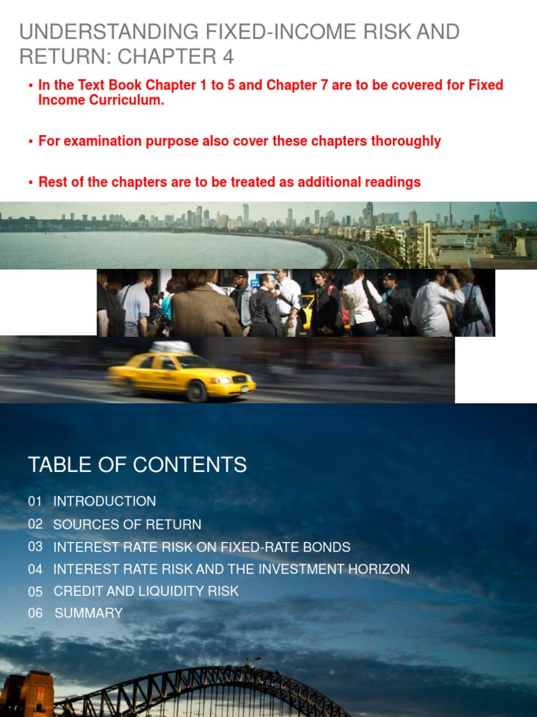Fixed Income Chapter4 | PDF | Bond Duration | Bonds (Finance)