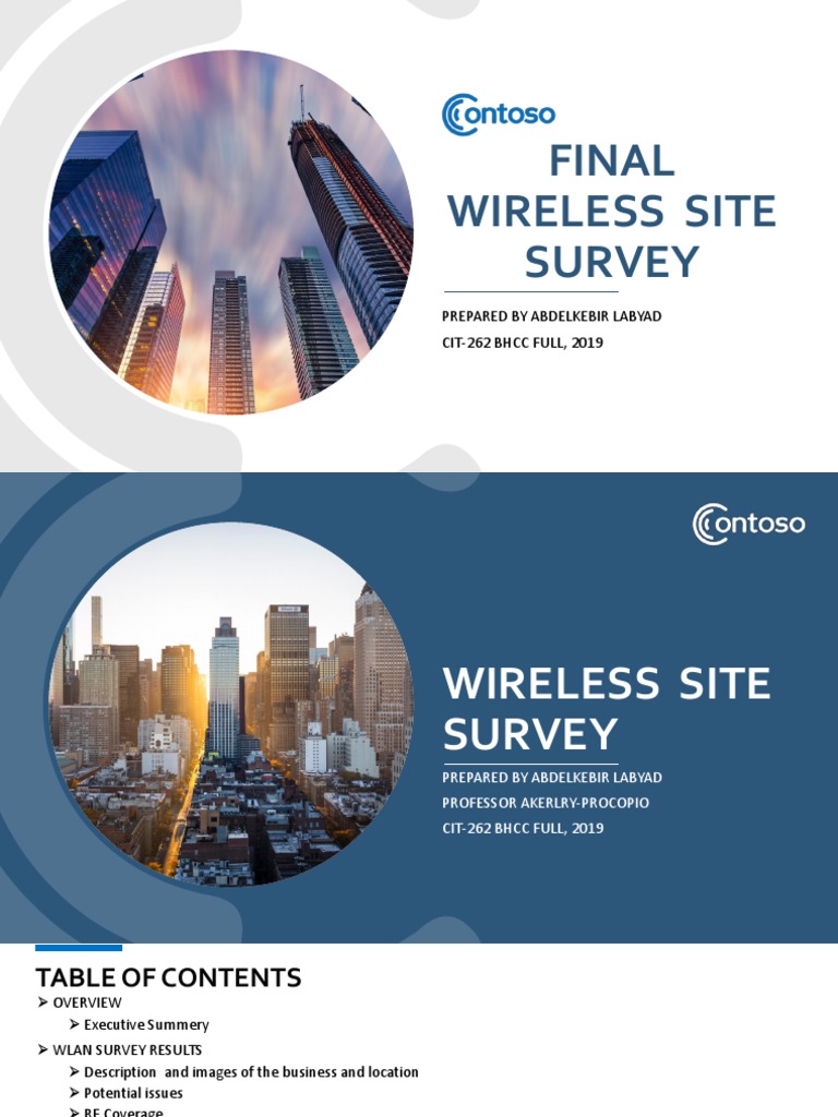 Wireless Site Survey | PDF | Wi Fi | Wireless Access Point