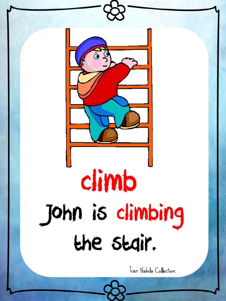 Action Verbs Flashcards PDF | PDF