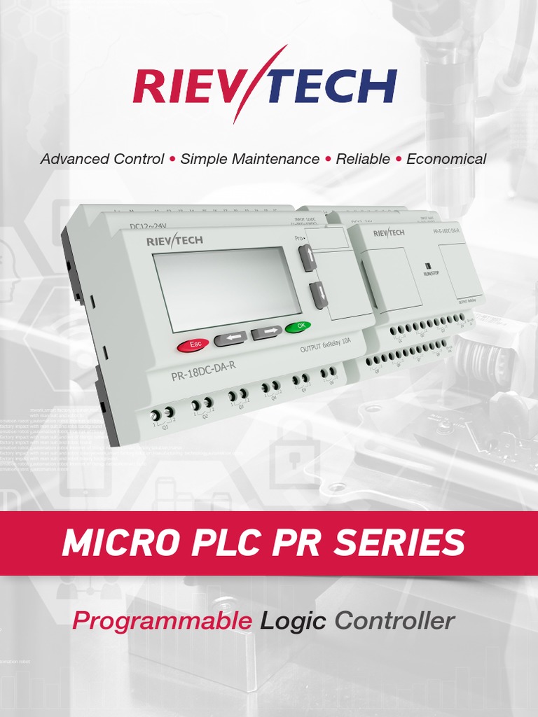 Rievtech Micro PLC Brochure | PDF | Programmable Logic Controller ...