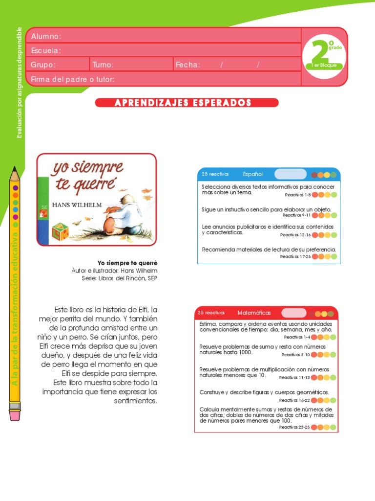 Eval Primer Trim - 2 PDF | PDF | Lengua española | Calendario