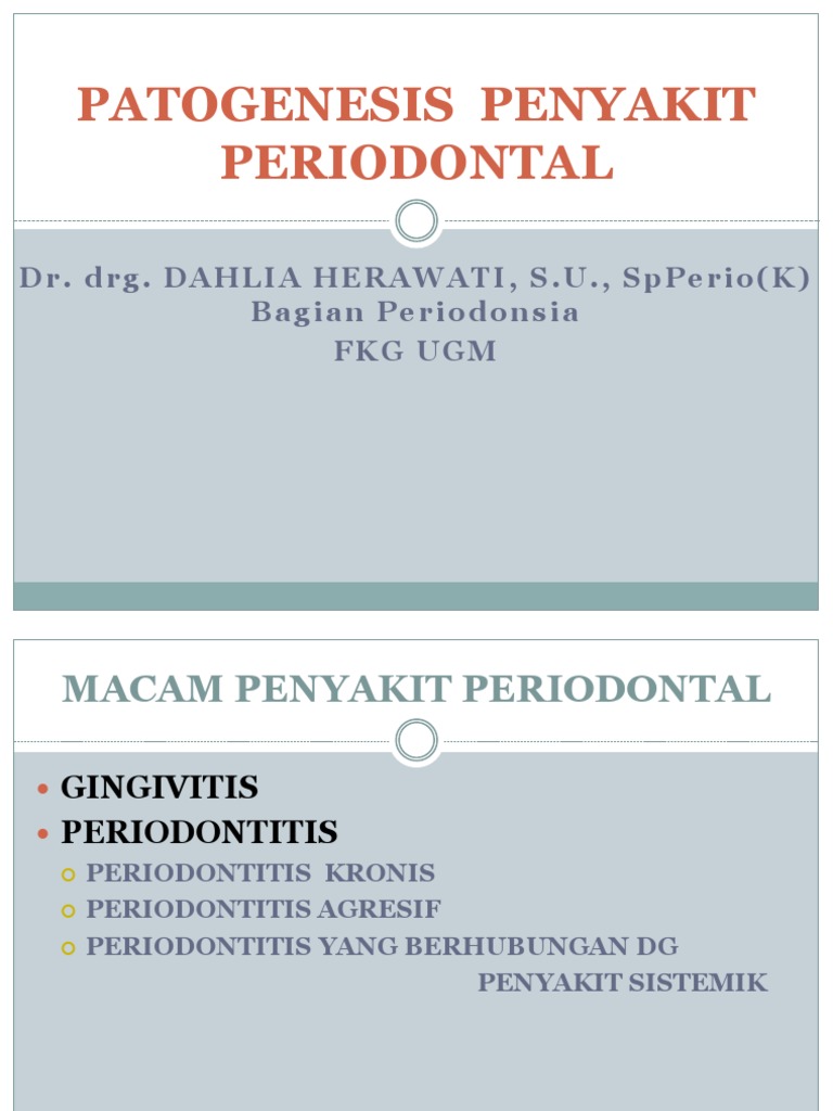 Patogenesis Penyakit Periodontal | PDF