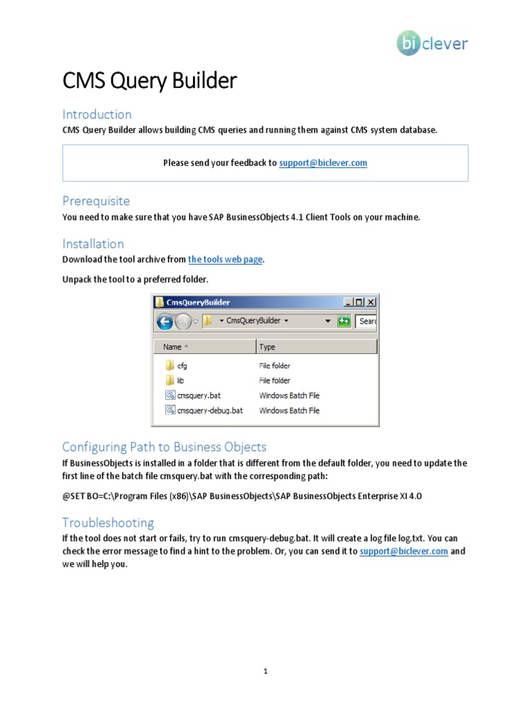 Cms Query Builder | PDF