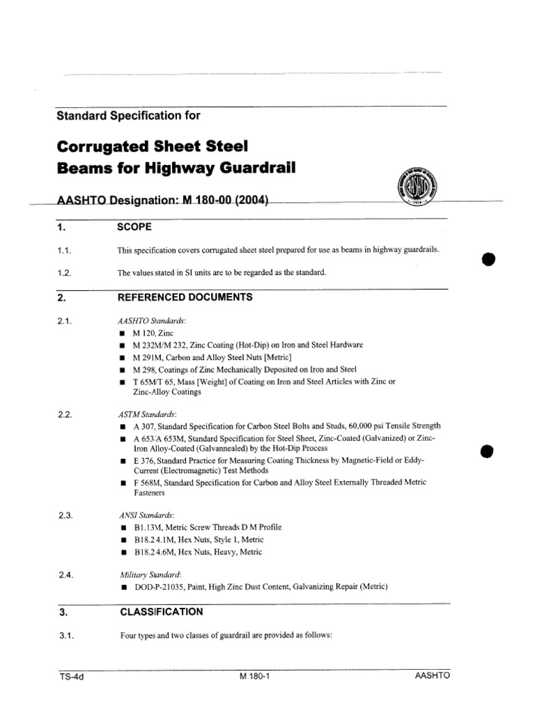 Aashto M180 PDF | PDF