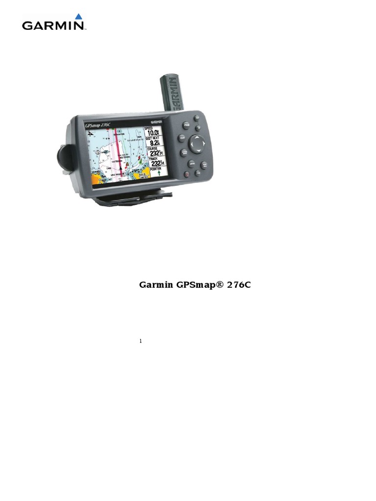 GPSmap 276C - Manual de Usuario | PDF | Sistema de Posicionamiento ...