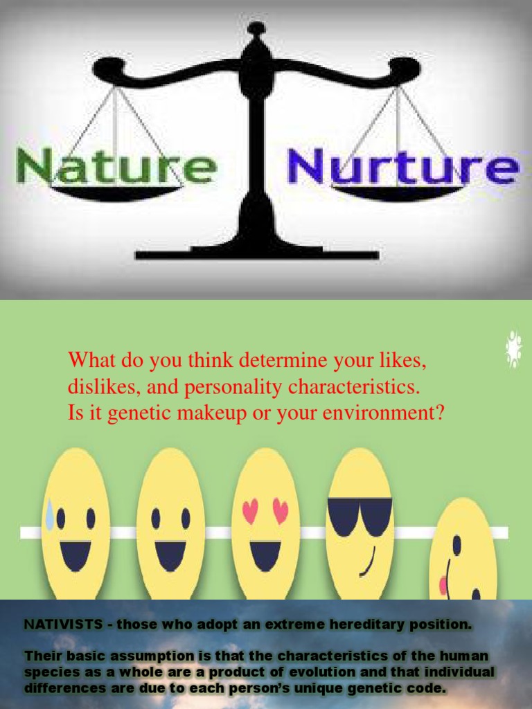 Nature Vs Nurture | PDF | Nature Versus Nurture | Child Development