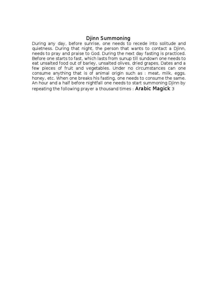 Arabic Magick | PDF | Religious Behaviour And Experience