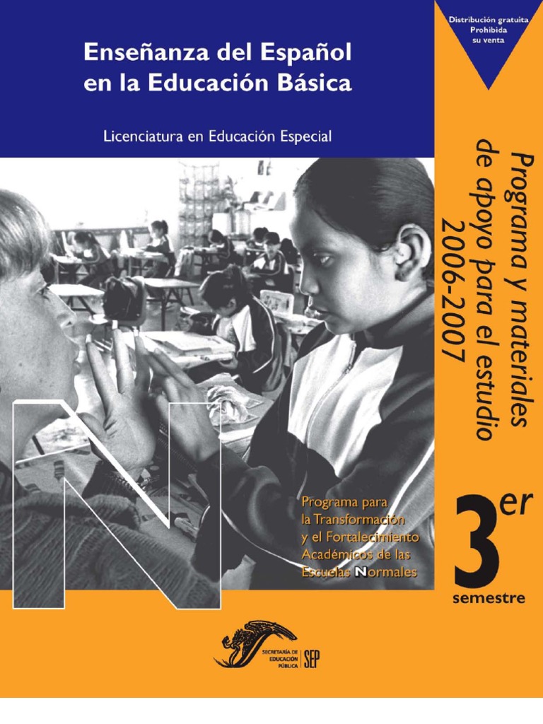 La Enseñanza Del Español en La Educación Basica | PDF | Educación ...