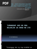 Ra 9262-Vawc Tagalog | PDF