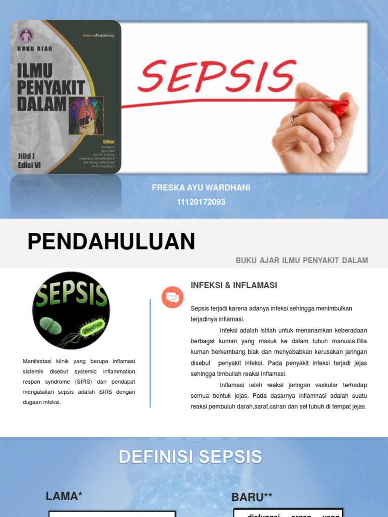 Panduan Sepsis: Diagnosis dan Terapi | PDF