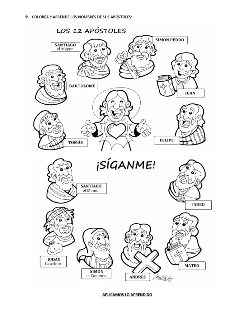 Ficha Los 12 Apóstoles | PDF