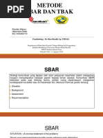 Komunikasi Efektif Dengan Metode SBAR Dan TBAK | PDF | Sains & Matematika