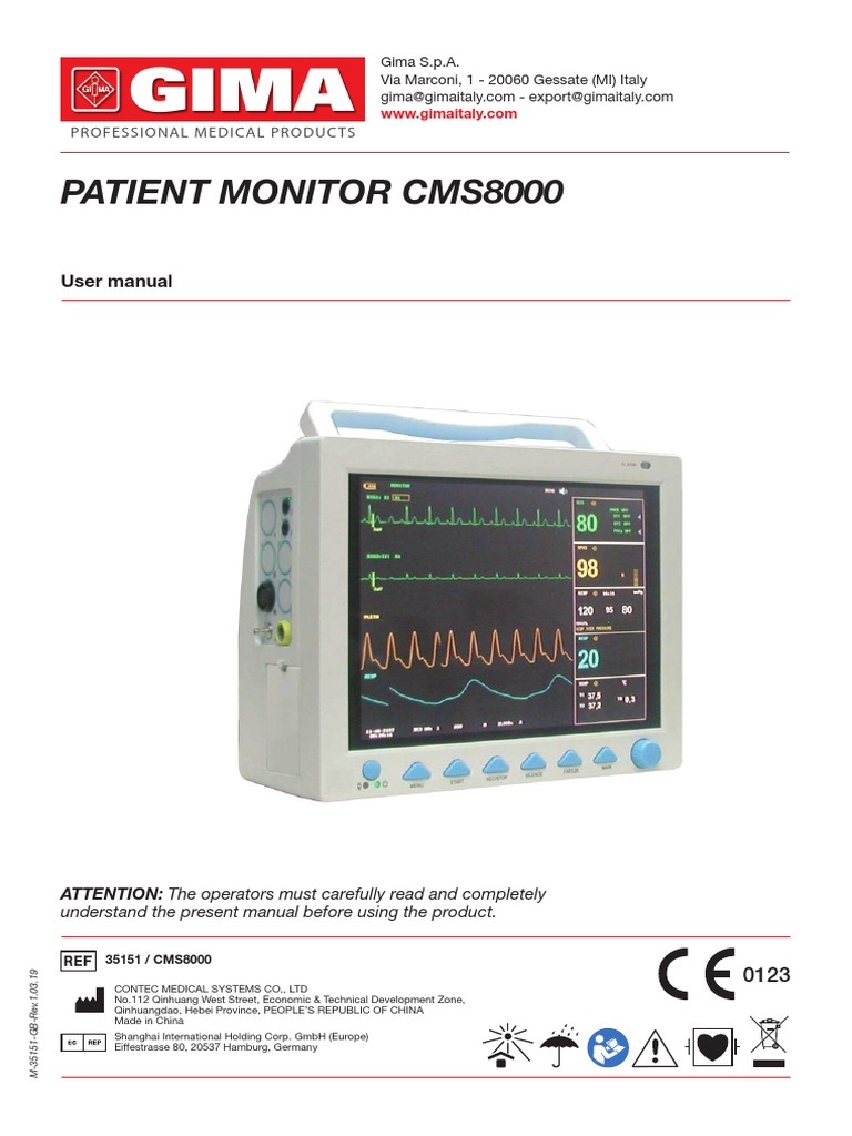 Manual Monitor Contec 6000 PDF | PDF | Power Supply | Ac Power Plugs ...