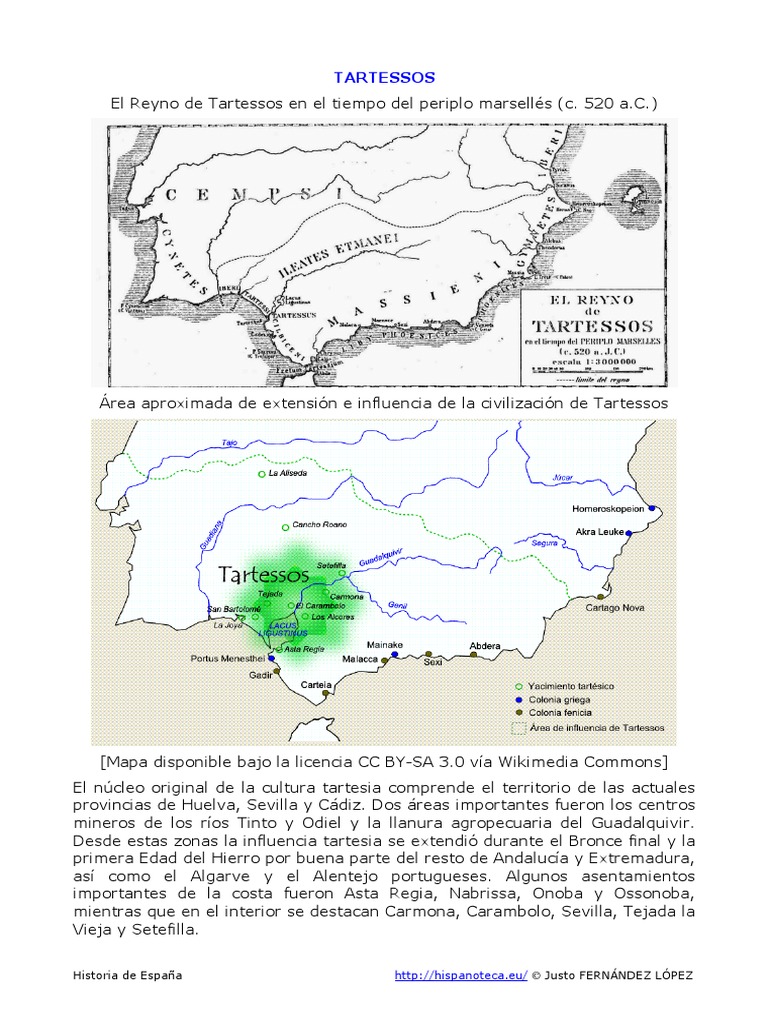 Tartessos - Mapa PDF | PDF