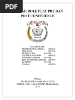 SKENARIO Pre Dan Post Conference KEPERAWATAN | PDF