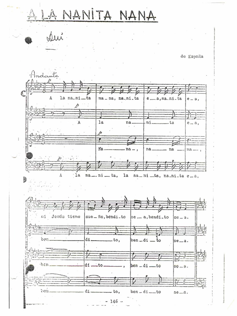 A La Nanita Nana | PDF