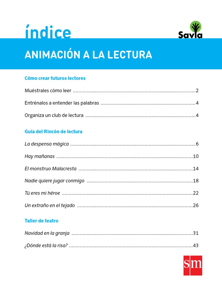 Animación A La Lectura PDF | PDF | Libros | Educación primaria