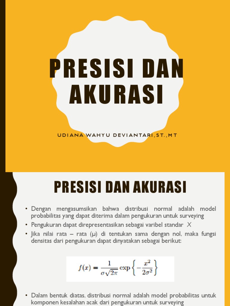 Presisi Dan Akurasi | PDF