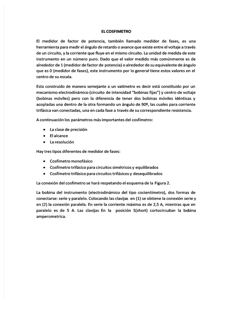 Cos Fi Metro | PDF | Corriente eléctrica | Energia electrica