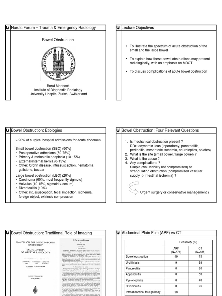 Bowel Obstruction Handout | Gastroenterology | Medical Specialties
