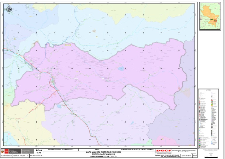 Mapa de Sicuani y Comunidades | PDF
