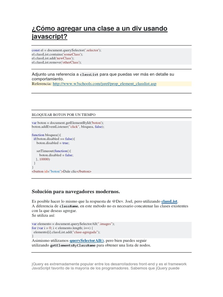 Codigos Js Puro | PDF | Hojas de estilo en cascada | Script Java