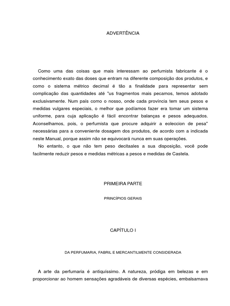 Manual Do Perfumista | PDF | Perfume | Itália