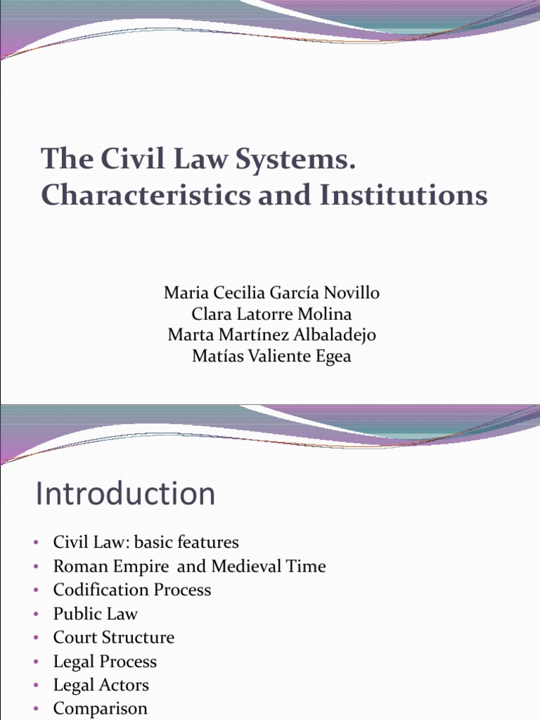 Continental Law | PDF | Civil Law (Legal System) | Common Law