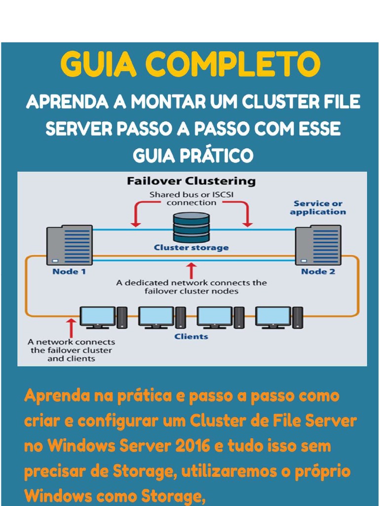 Guia Completo Configurar Cluster File Server No Windows Server 2016 ...
