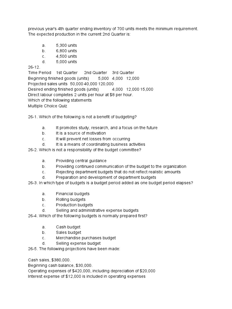 Budgeting Pdf Expense Budget