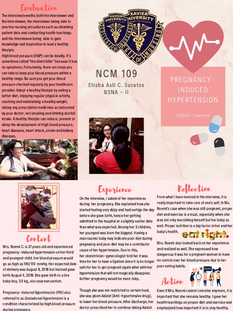NCM 109 Brochure PDF | PDF | Hypertension | Pregnancy