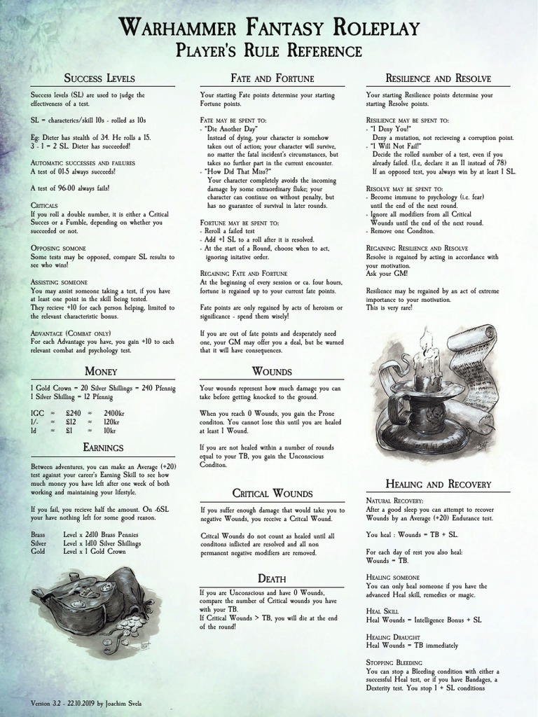 Understanding the Core Mechanics of Warhammer Fantasy Roleplay Through ...
