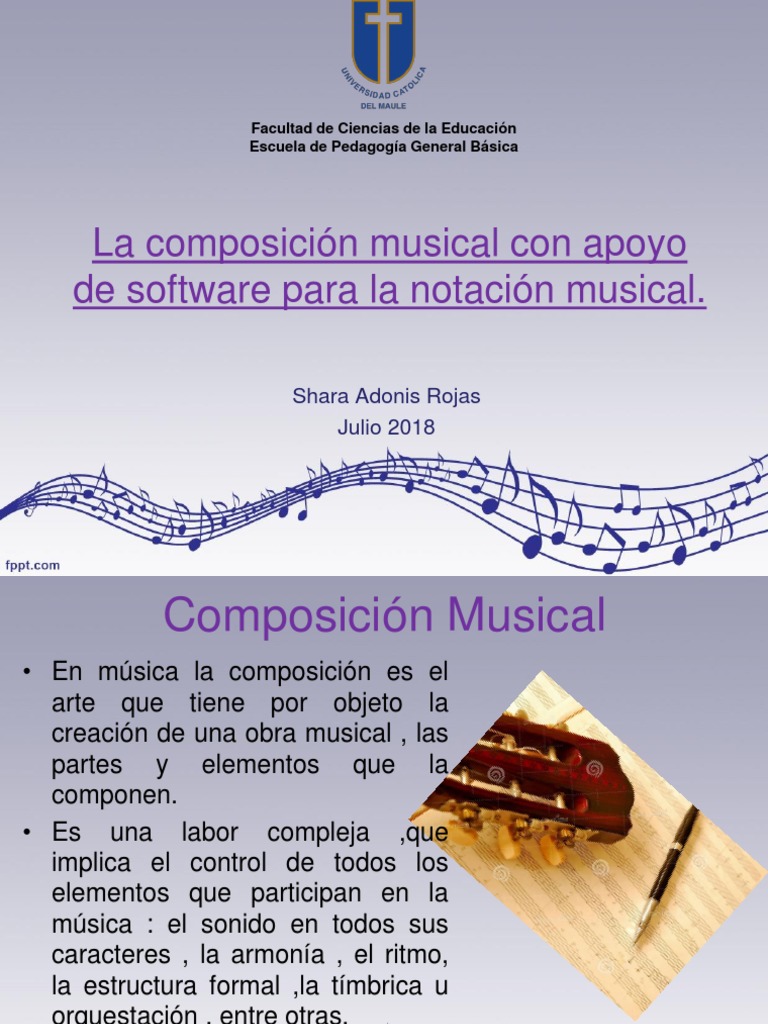 Composición Musical | PDF | Partituras | Composiciones Musicales