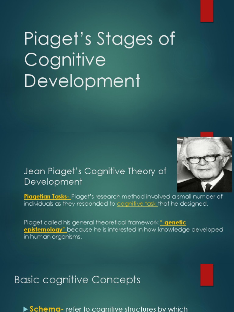 Piaget's Cognitive Development Stages | PDF | Schema (Psychology ...