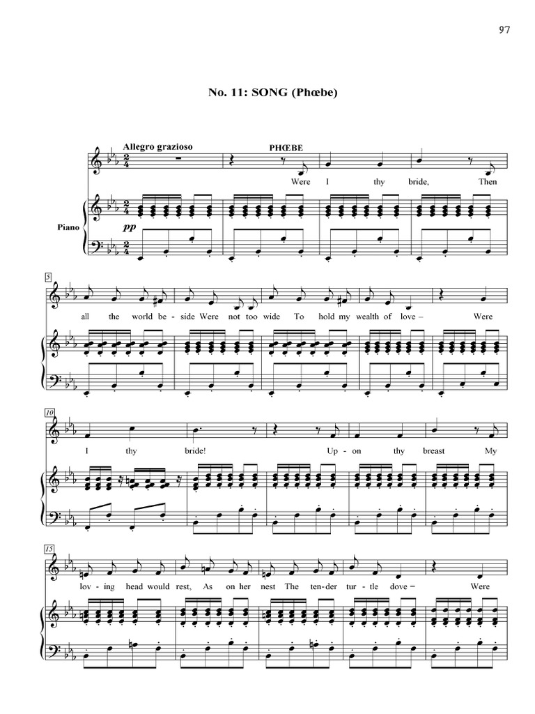 Were I Thy Bride | PDF