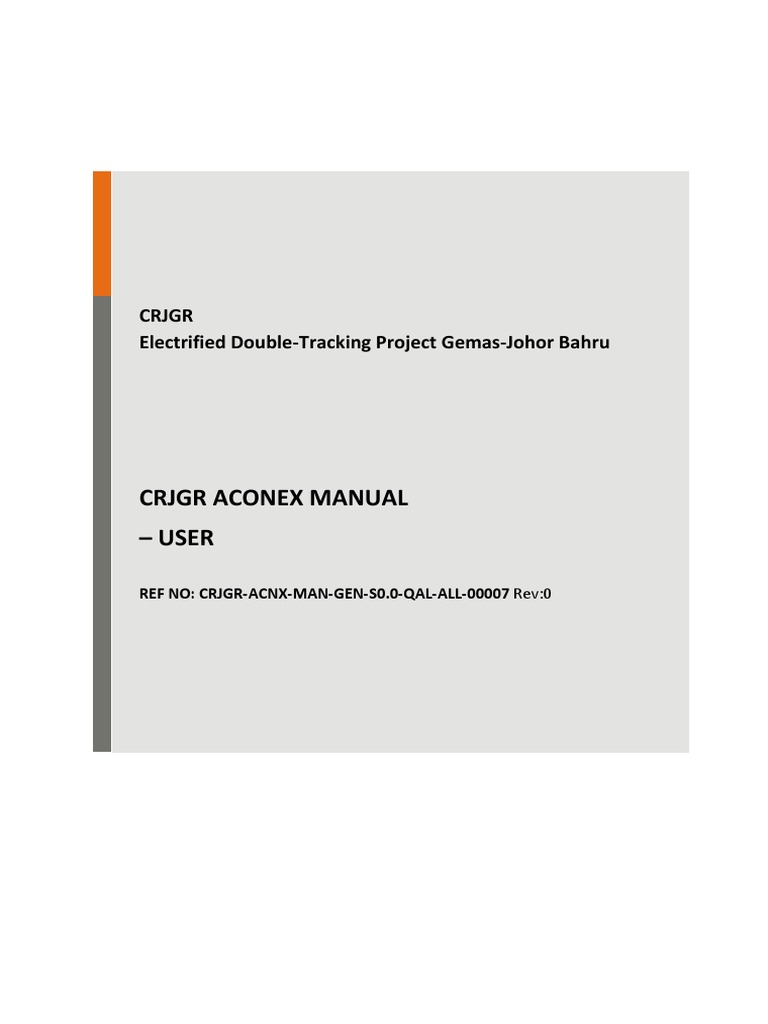 Aconex Manual - User | PDF | Mail | Computer File