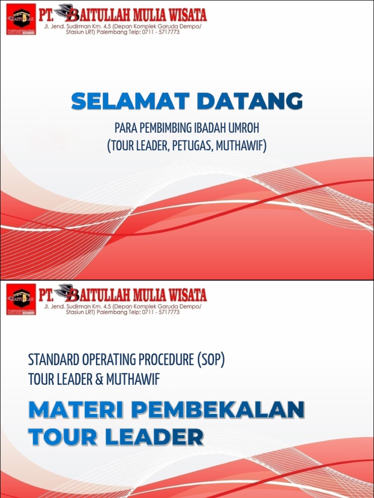 Sop Tour Leader | PDF