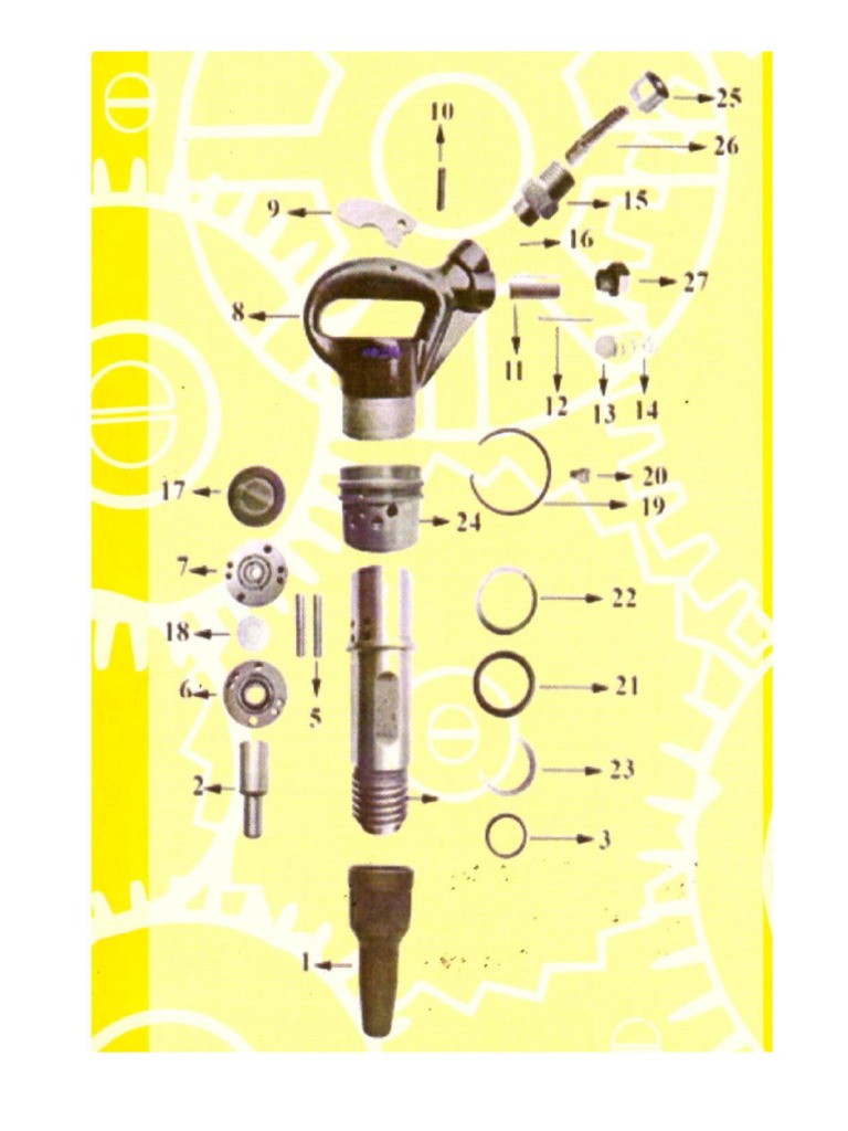 MARTILLO NEUMATICO y Sus Partes | PDF