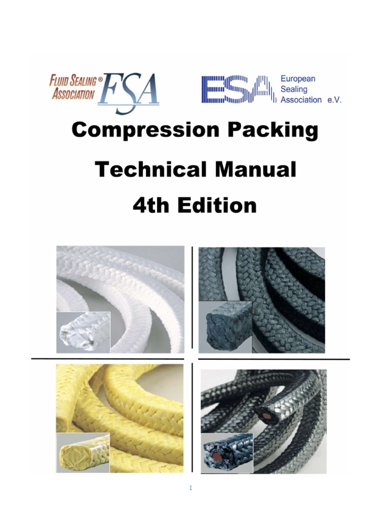 Compression Packing Technical Manual 4th Edition | PDF | Fibers | Pump