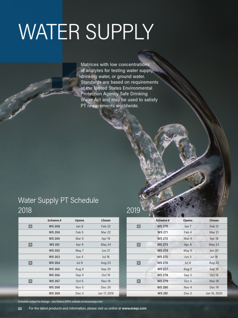6164 CT 2018-19 ERA Catalog Water Supply PDF | PDF | Magnesium ...
